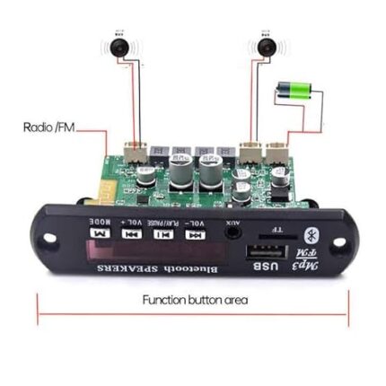 Gold-AP55 Audio Music Player: 2x50W Dual Board With Built In Bluetooth ...