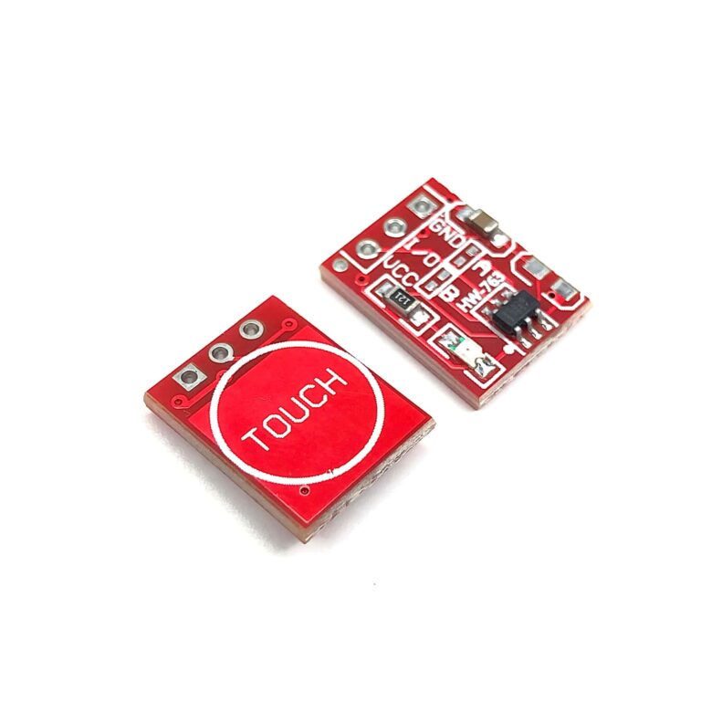 TTP223 Touch Key Switch Module Touching Button Self-Locking/No-Locking Single Channel RED ...