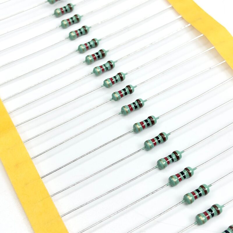2.2-ohm 1/4 Watt Carbon Film Resistor DIP (Through Hole) - Electro store