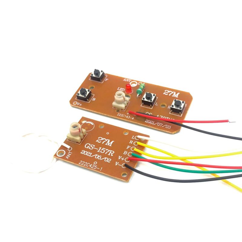 4 Channel RC Remote Control Wireless Transmitter and Receiver Circuit ...