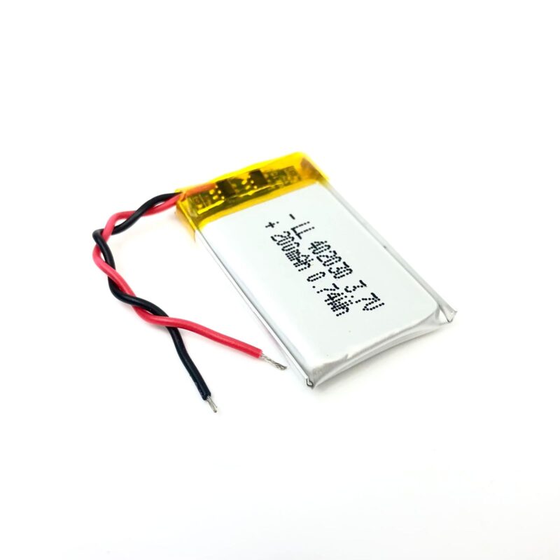 200mAh 3.7V Lithium Polymer Battery - Electro store
