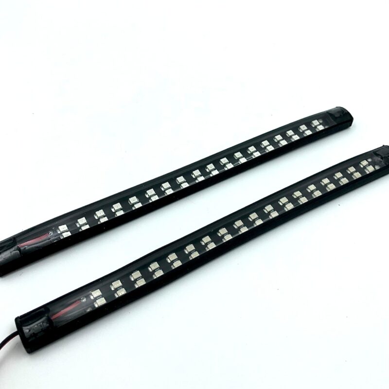 12V Red-Blue 2 IN 1 Flashing DRL Strip Light - Electro store